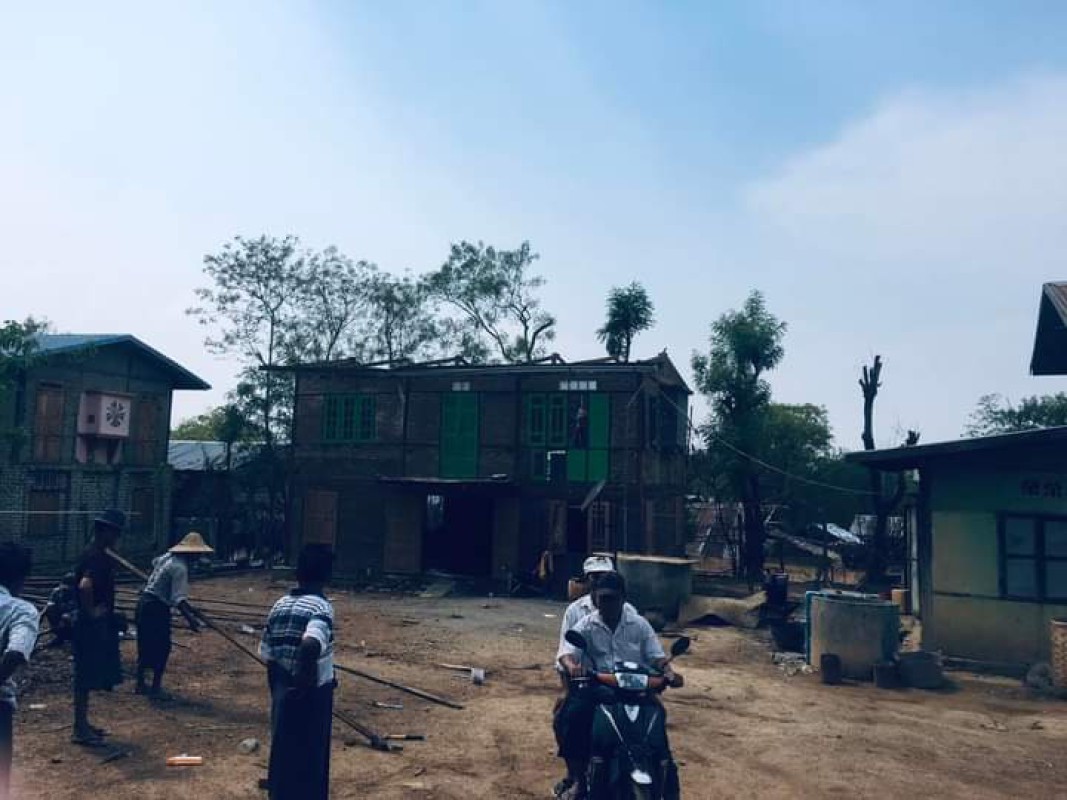 ပျော်ဘွယ်မြို့၌ မိုးကြိုးပစ်ခံရမှုကြောင့် လူ ၁ ဦးနှင့် တိရိစ္ဆာန်အမ