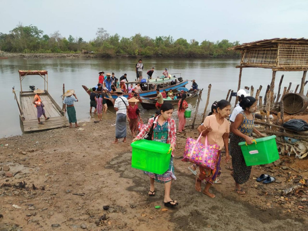 ရခိုင်ပြည်နယ်ရှိ စစ်တွေ အပါအဝင် မြို့နယ် ၇ ခုကို ဆိုက်ကလုန်းမုန်တိုင်း