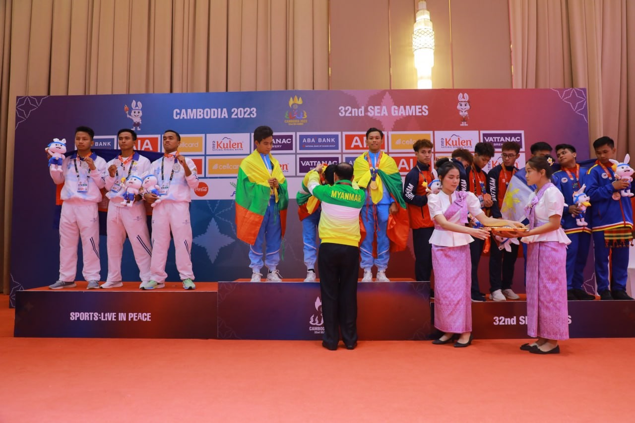 ၃၂ ကြိမ်မြောက် ဆီးဂိမ်းပြိုင်ပွဲမှာ မြန်မာအားကစားအဖွဲ့ ရွှေတံဆိပ် ၂၁
