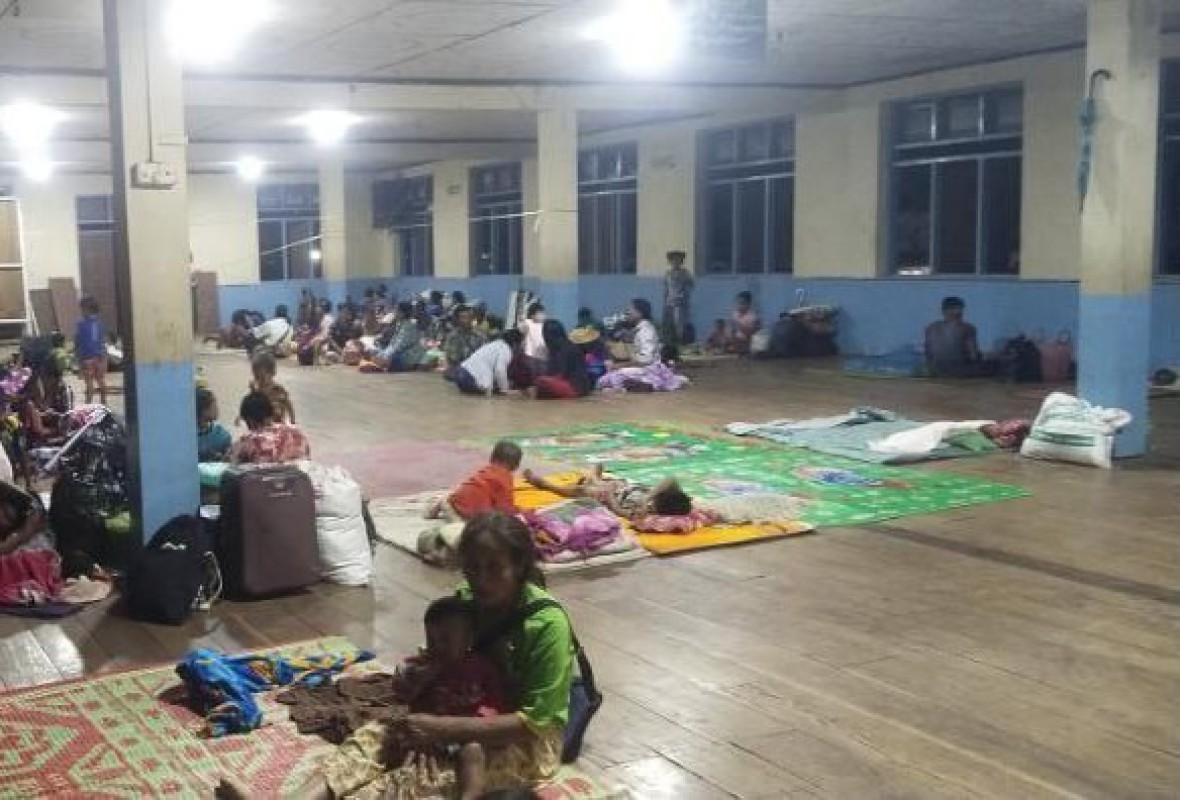 မြဝတီမြို့နယ်၊ မဲကနယ်ကျေးရွာအုပ်စုအတွင်း နှစ်ဖက်တိုက်ပွဲများဖြစ်ပ