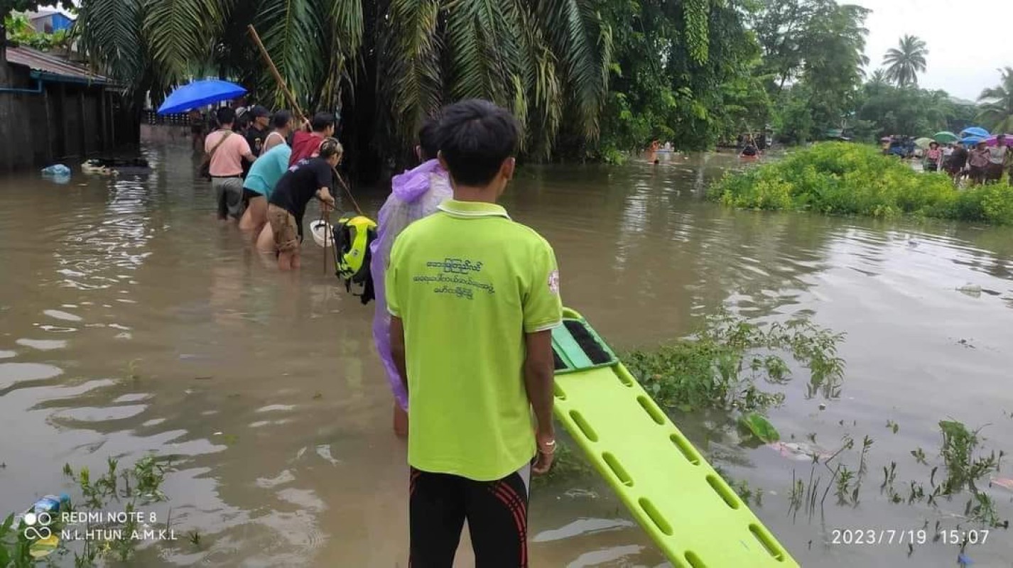 ရေကြီးရေလျှံမှုများ ဖြစ်ပွားနေသည့် မော်လမြိုင်မြို့၌ ကလေးငယ် ၃ ဦး ရေနစ