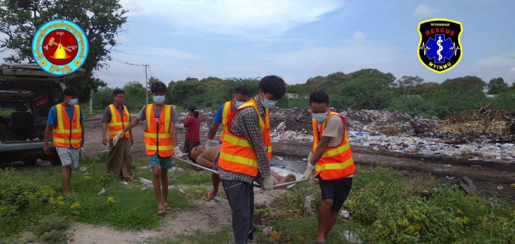 မြင်းမူမြို့၌ ဦးခေါင်းထိခိုက်ဒဏ်ရာဖြင့် သေဆုံးနေသည့် အမျိုးသားအလောင်းတ