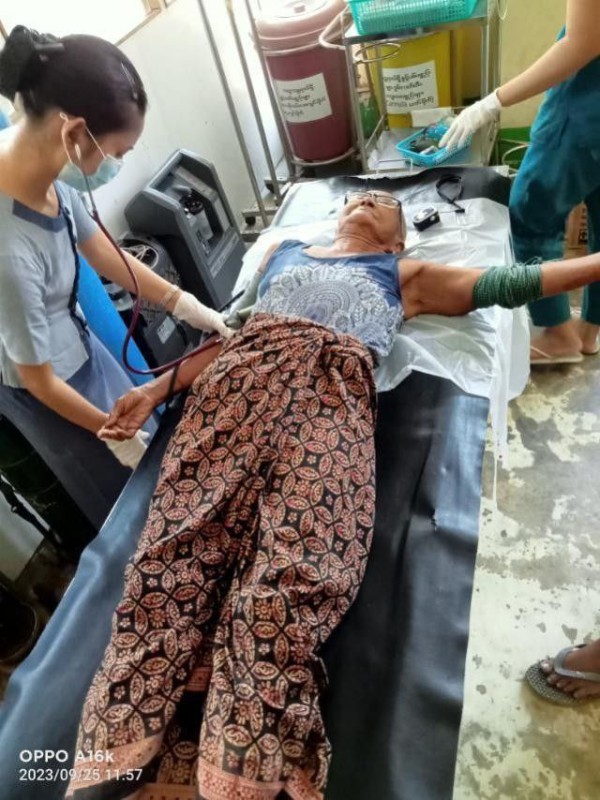 ဖြူးမြို့နယ်တွင် အကြမ်းဖက်သမားများမှ Drop ဗုံးပစ်ချတိုက်ခိုက်မှုကြောင့